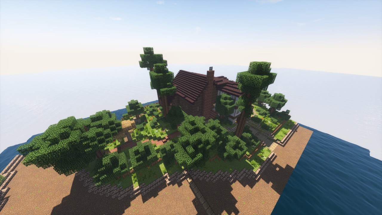 Hillside Home Minecraft Map