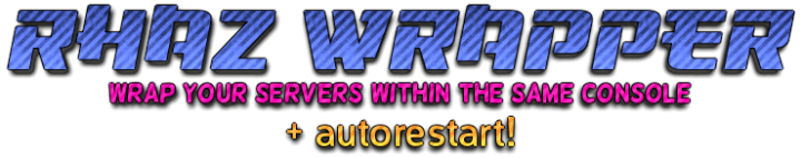 RHazWrapper - Wrap your servers within the same console Minecraft Mod