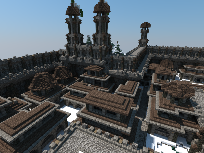 Roman Inspired Houses Minecraft Map
