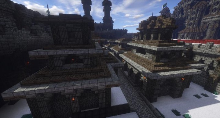 Roman Inspired Houses Minecraft Map