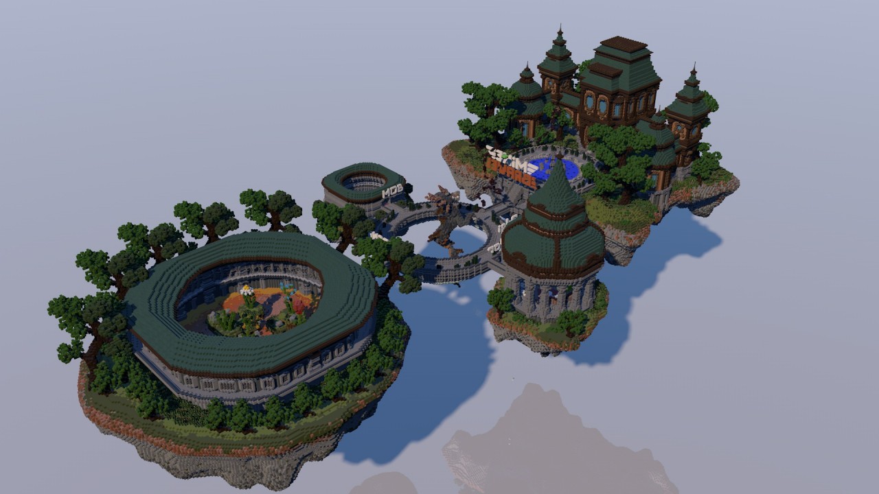 Mine Brave | Skyblock Spawn Minecraft Map