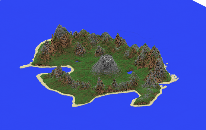 Jungle Vulcano Minecraft Map