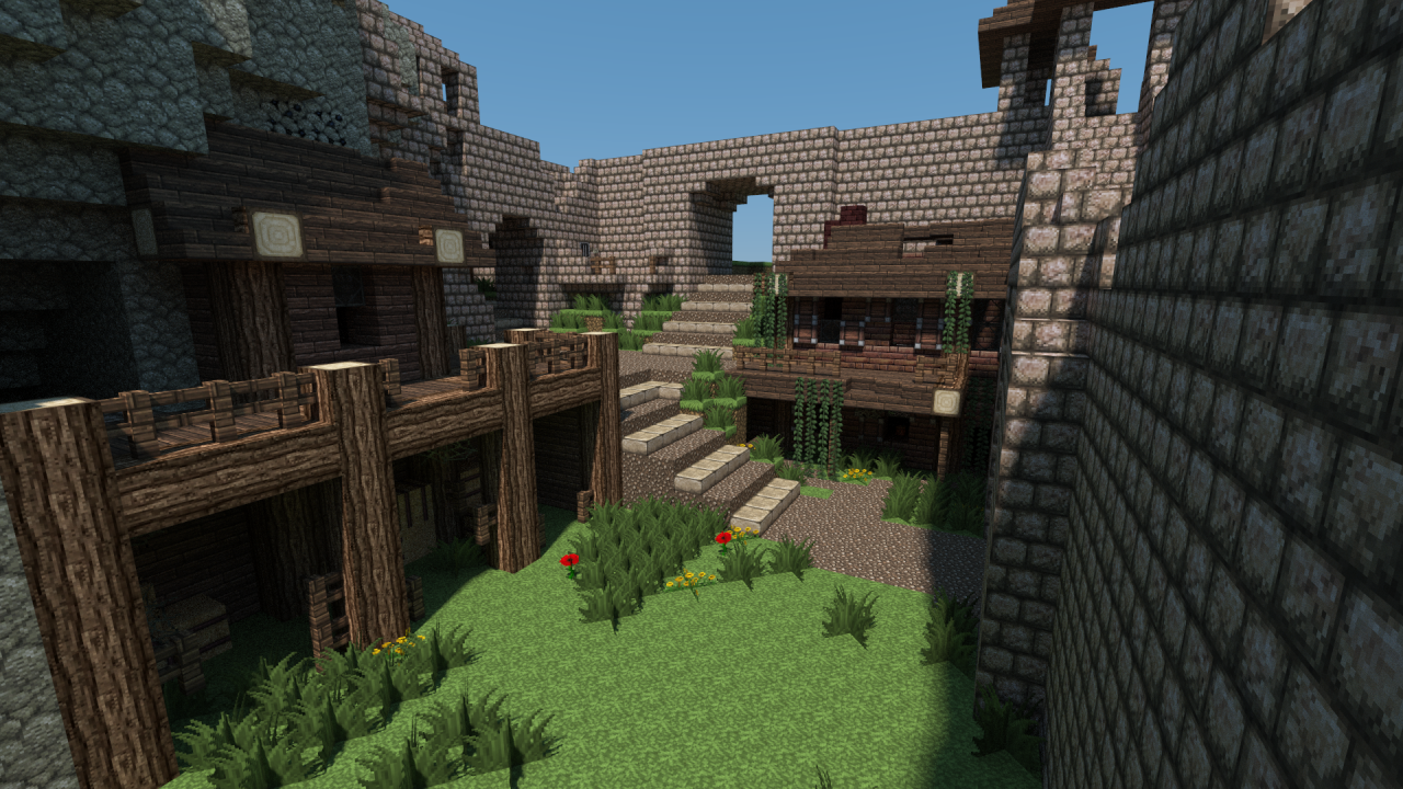 Medieval castle dungeon for RPG #2 Minecraft Map