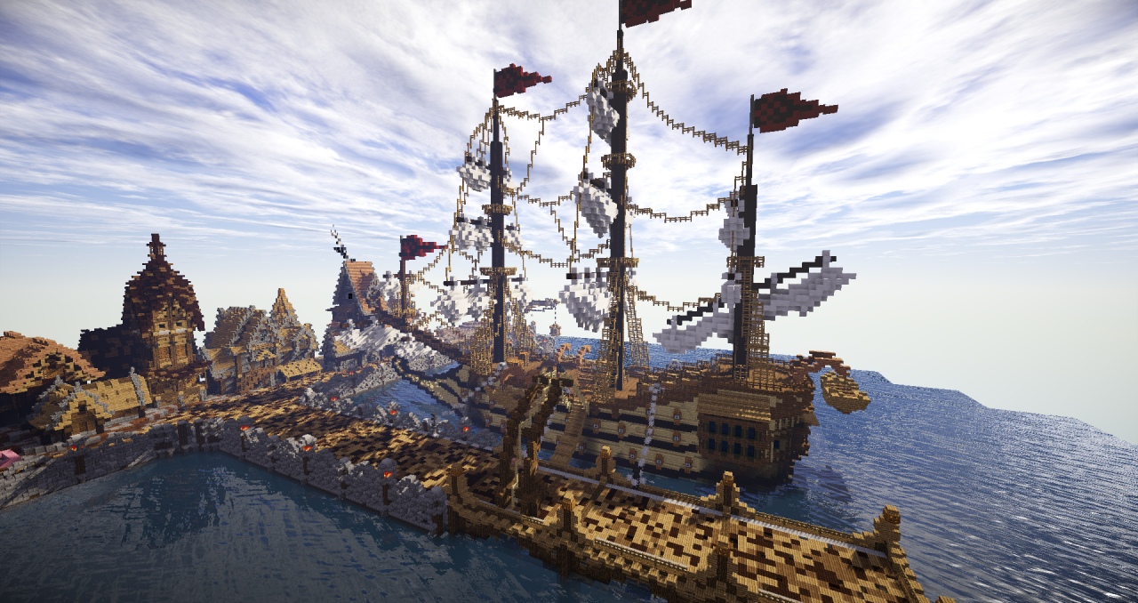 Sailing Ship Minecraft Map