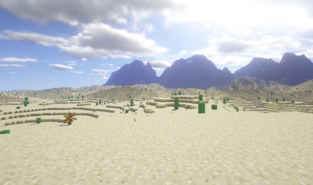 Desert Terrain Minecraft Map