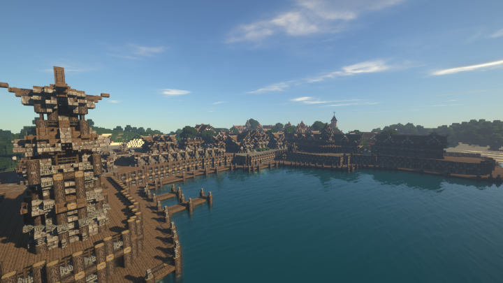 Morivvia | Medieval City Minecraft Map