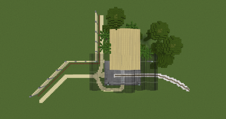 Monorail Station (Jurassic World) Minecraft Map