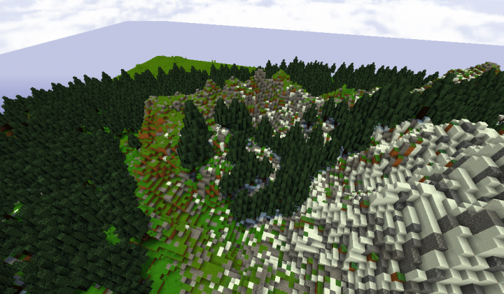 HugeWinterMap Minecraft Map