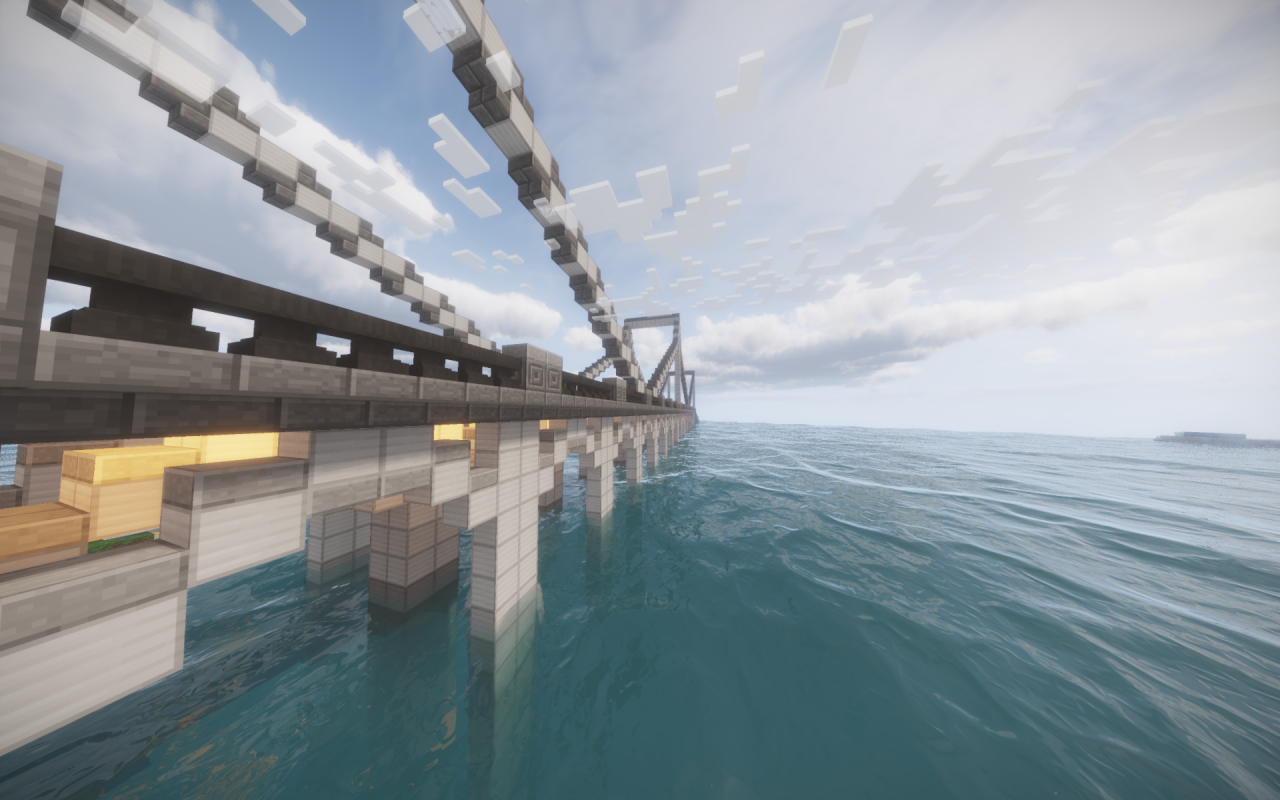 Modern Steel Bridge Minecraft Map