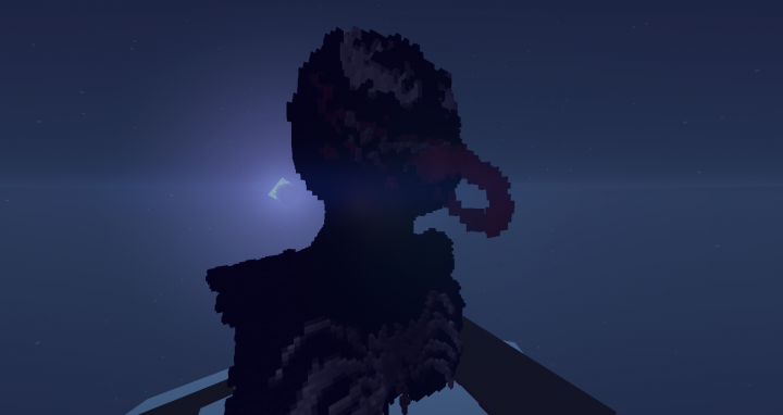 BUILDING VENOM IN MINECRAFT TIMELAPSE Minecraft Map