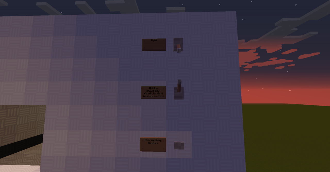 Media WM-1000PRO Working Washing Machine Minecraft Map