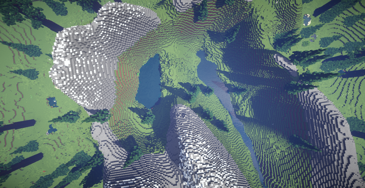 epic mountains world// Minecraft Map