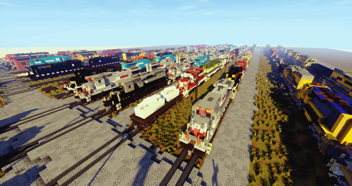 MC Rail System on Planet Minecraft