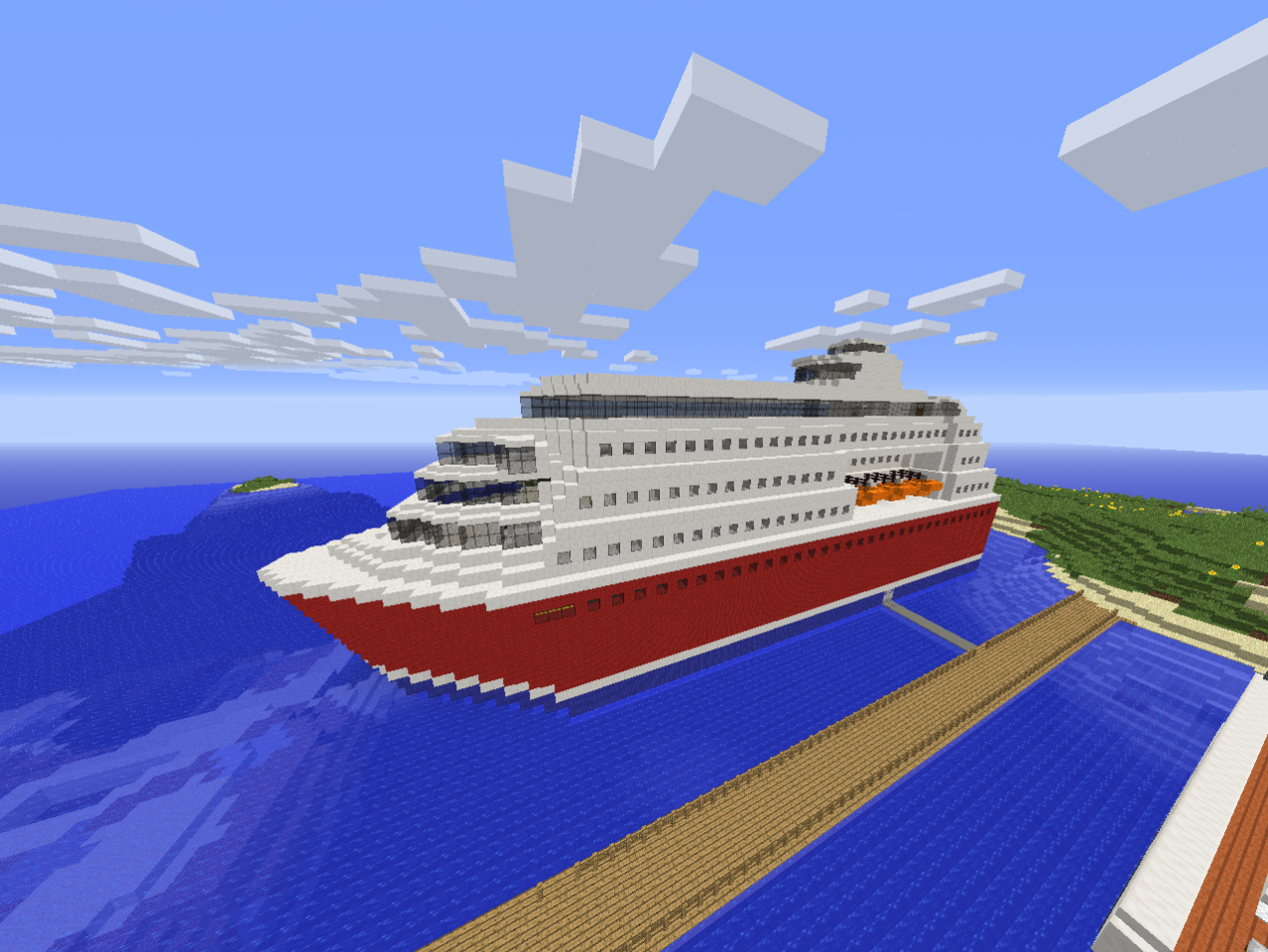 Amazing Cruiseship Minecraft Map