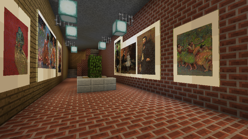 Art Museum (Has Actual Art) Minecraft Map