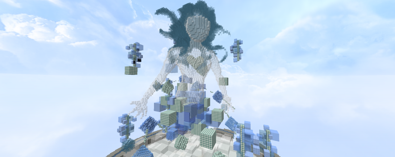 Pixelated Minecraft Map