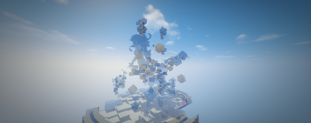 Pixelated Minecraft Map