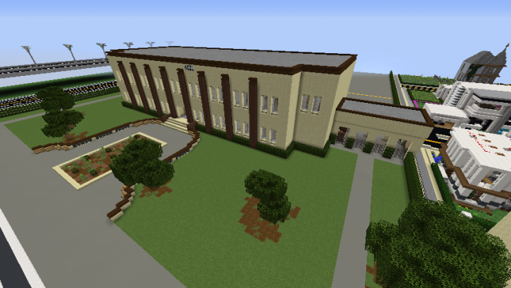 California style High school Minecraft Map