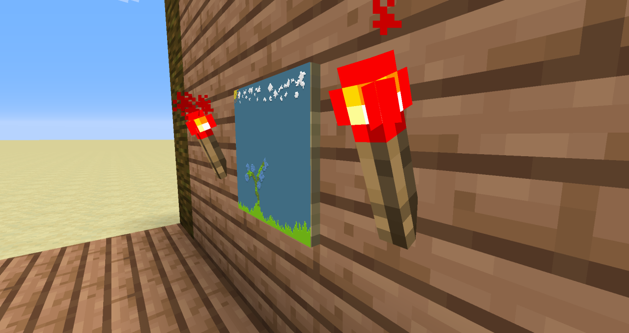 Custom Map Art Flower Minecraft Map