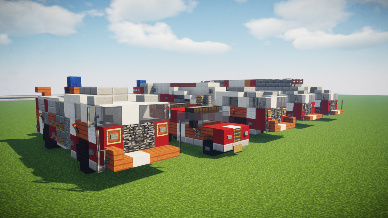 NYC FDNY Fire Department Truck Pack Minecraft Project