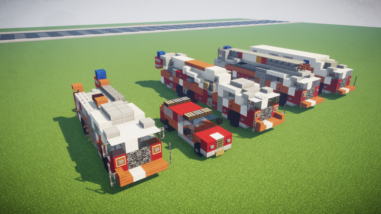 NYC FDNY Fire Department Truck Pack Minecraft Project
