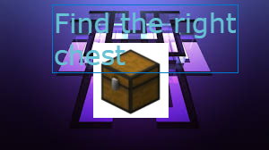 find the right chest Minecraft Map