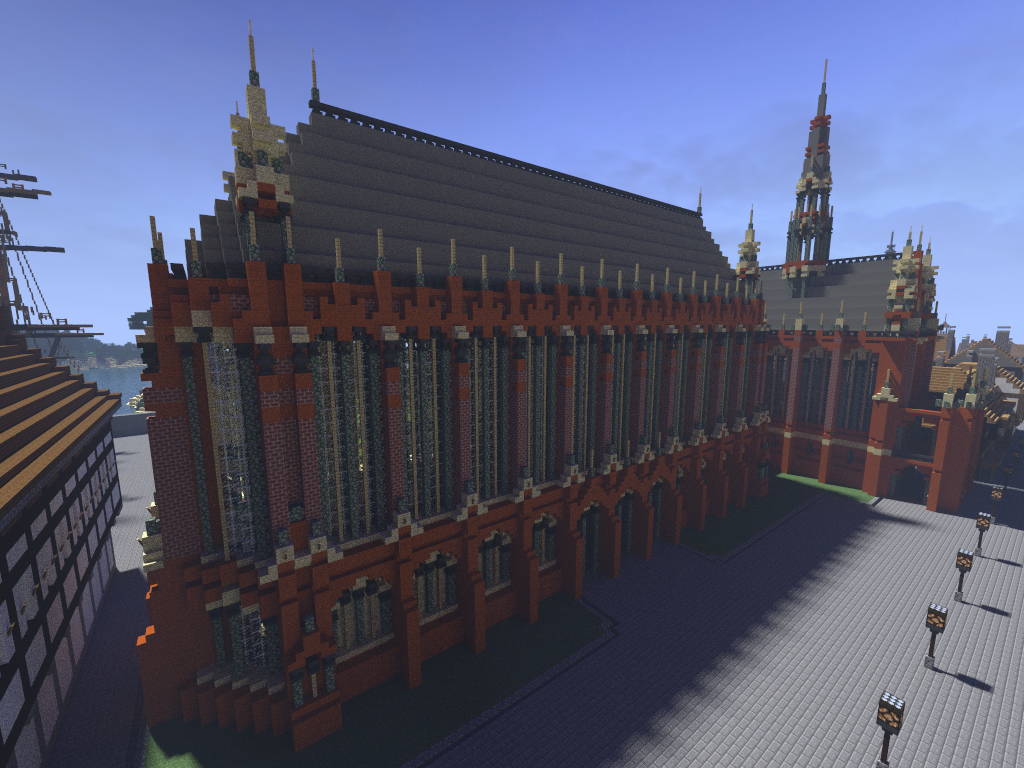 New Gothic Palace (rendering) Minecraft Map
