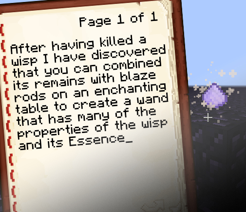 Wisps in Minecraft! Minecraft Map