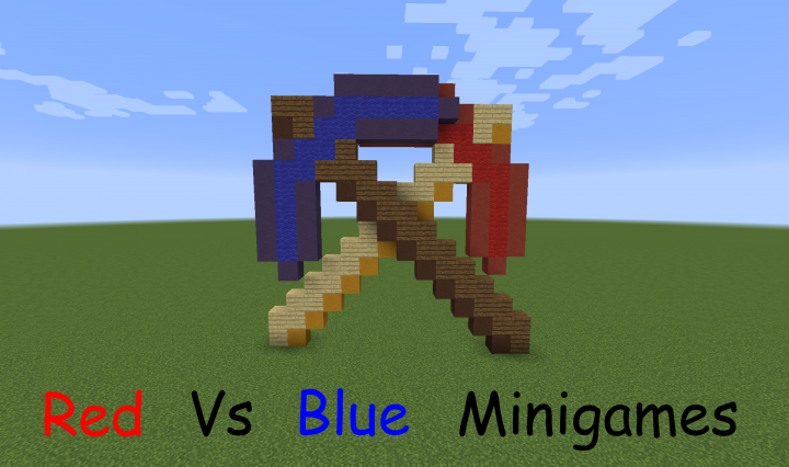 Red Vs. Blue Minigames v1.0 Minecraft Map