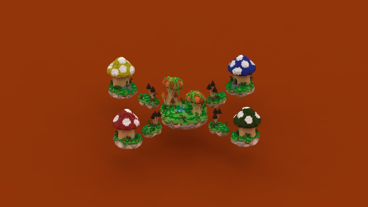 BedWars - MushroomSwamp Minecraft Map