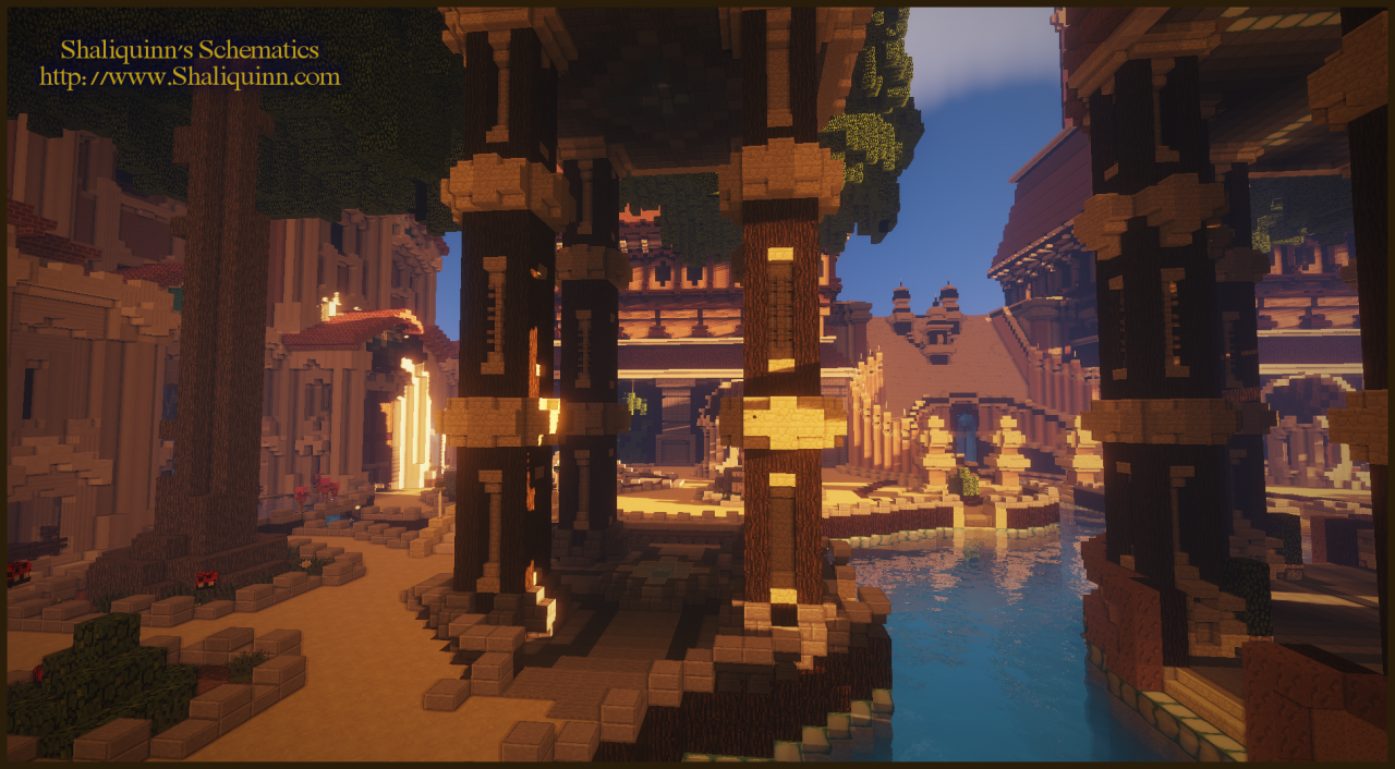 Roman Bath House Minecraft Map