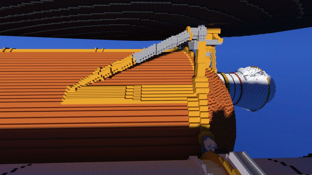 Space Shuttle Discovery - scale 11:1 Minecraft Map
