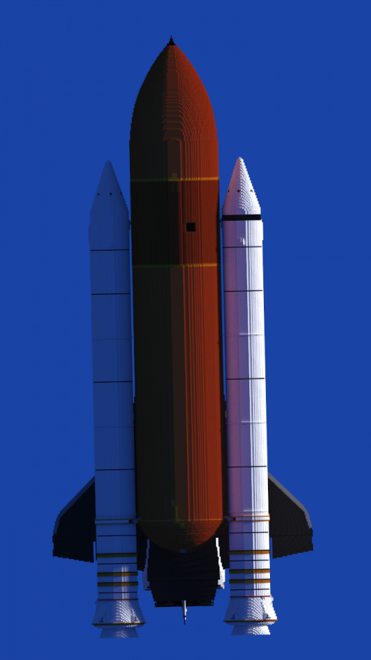 Space Shuttle Discovery - scale 11:1 Minecraft Map
