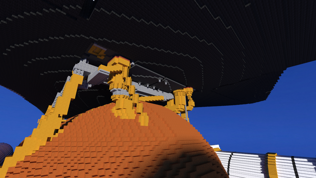 Space Shuttle Discovery - scale 11:1 Minecraft Map