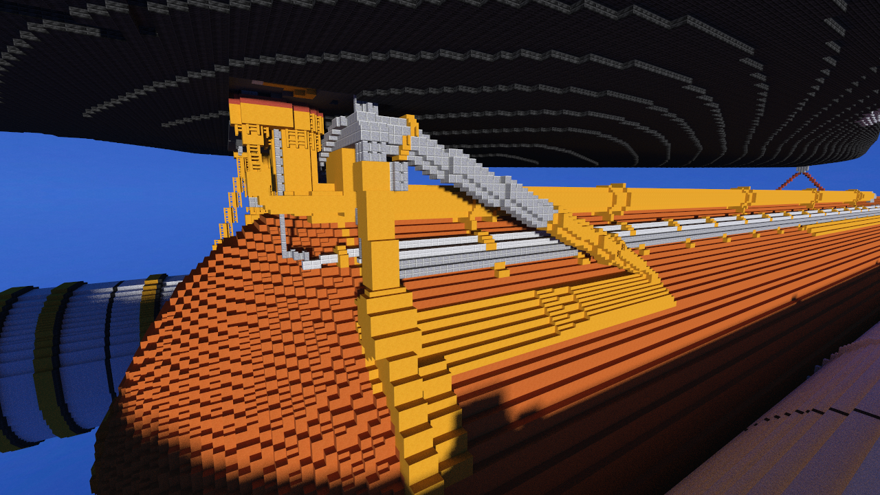 Space Shuttle Discovery - scale 11:1 Minecraft Map