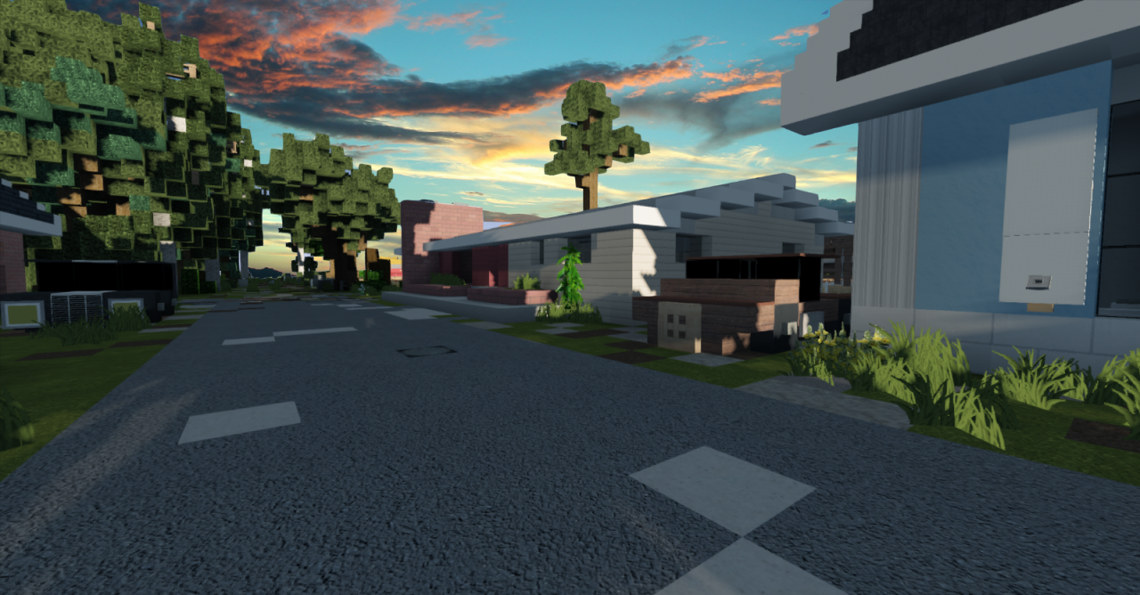 | 50's Houses style | - The Meadowbrook - Minecraft Map