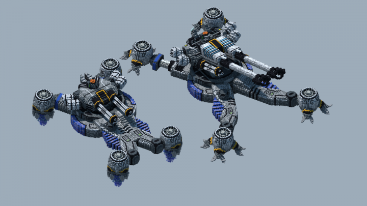 FTC-X3 Pacifier FAV | C&C Red Alert 3 Uprising [⬇] Minecraft Map