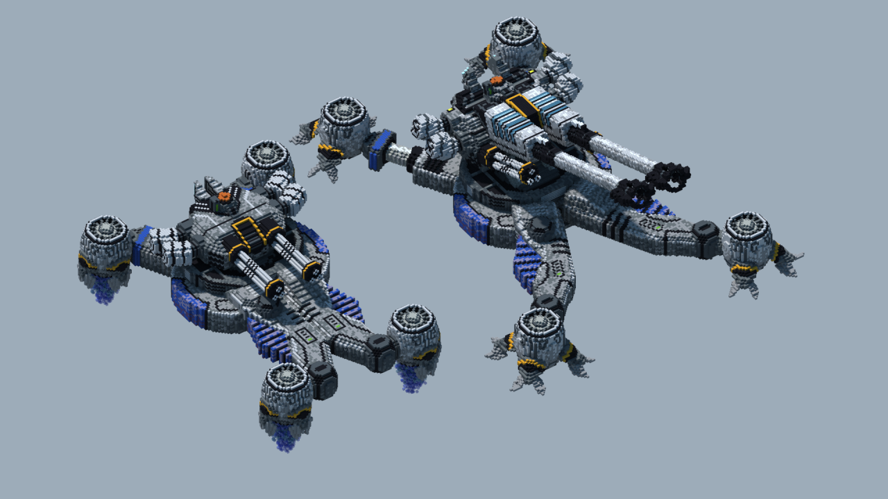 FTC-X3 Pacifier FAV | C&C Red Alert 3 Uprising [⬇] Minecraft Map