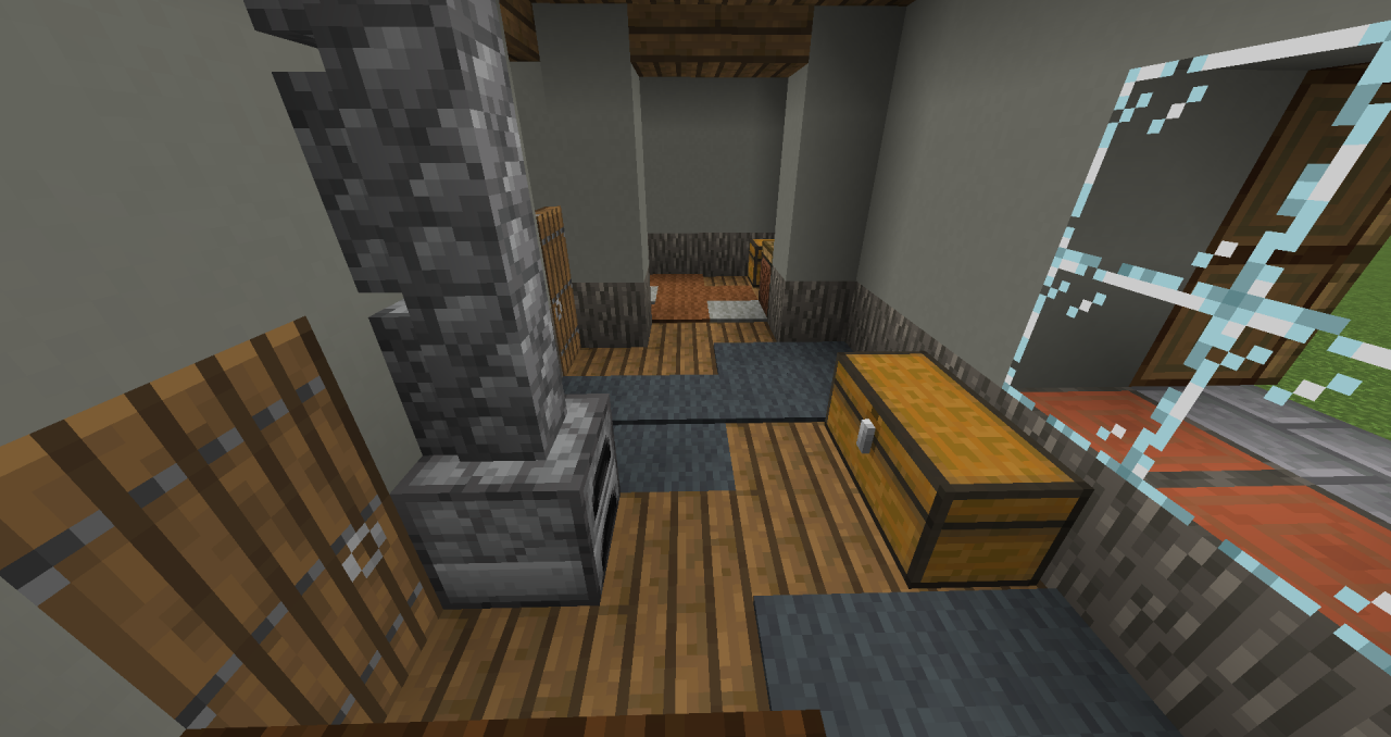 Norwegian farm, early 1800s Minecraft Map