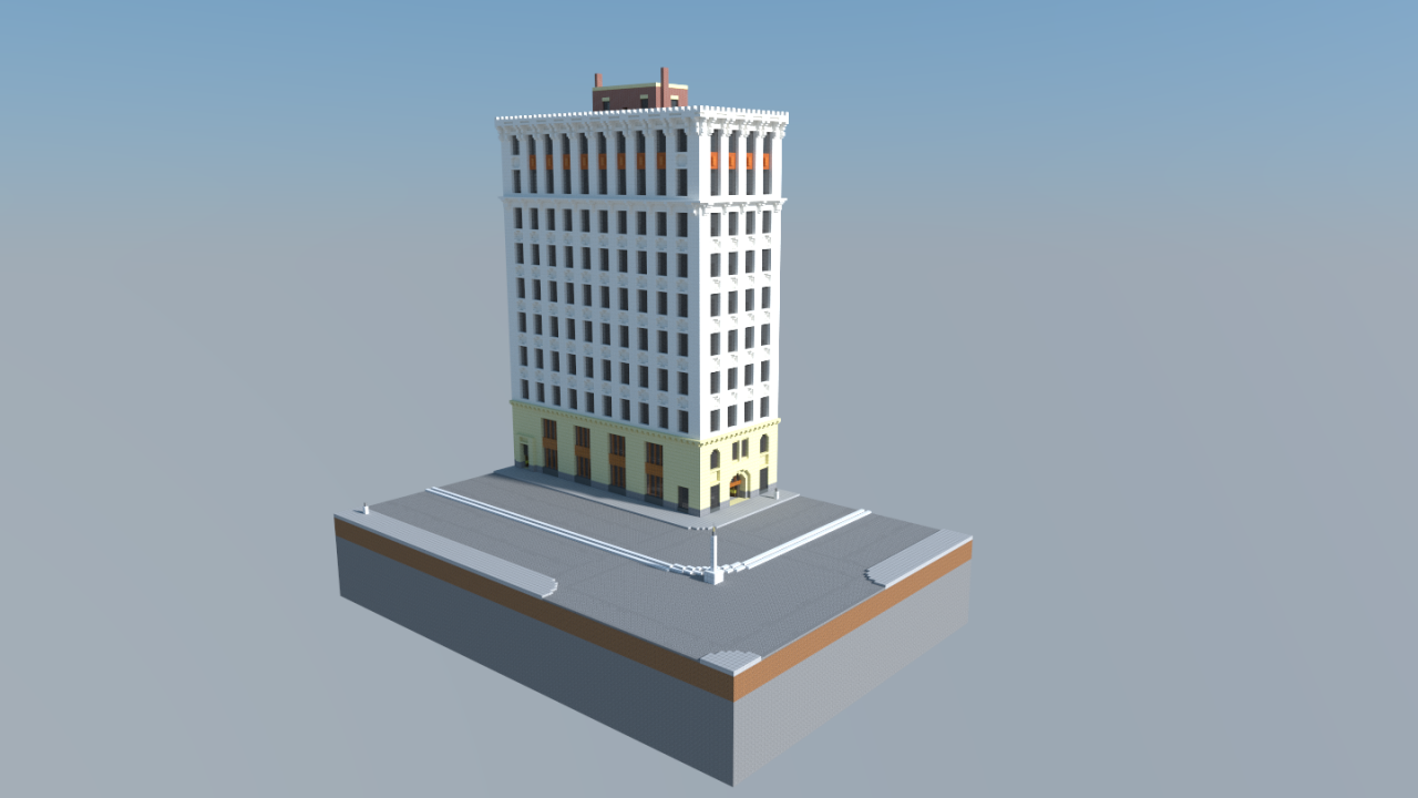 Nippy's Early 1900's Terracotta Facade High-Rise (Facade Only ...