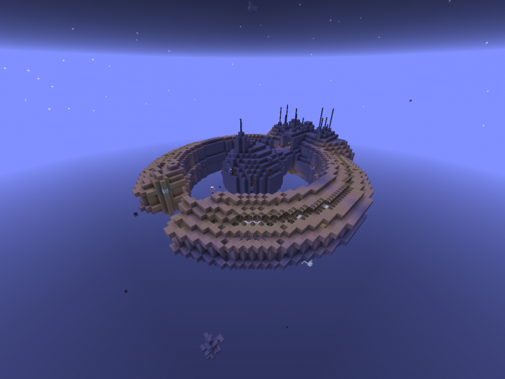 Empire Strikes Block: Space Minecraft Map