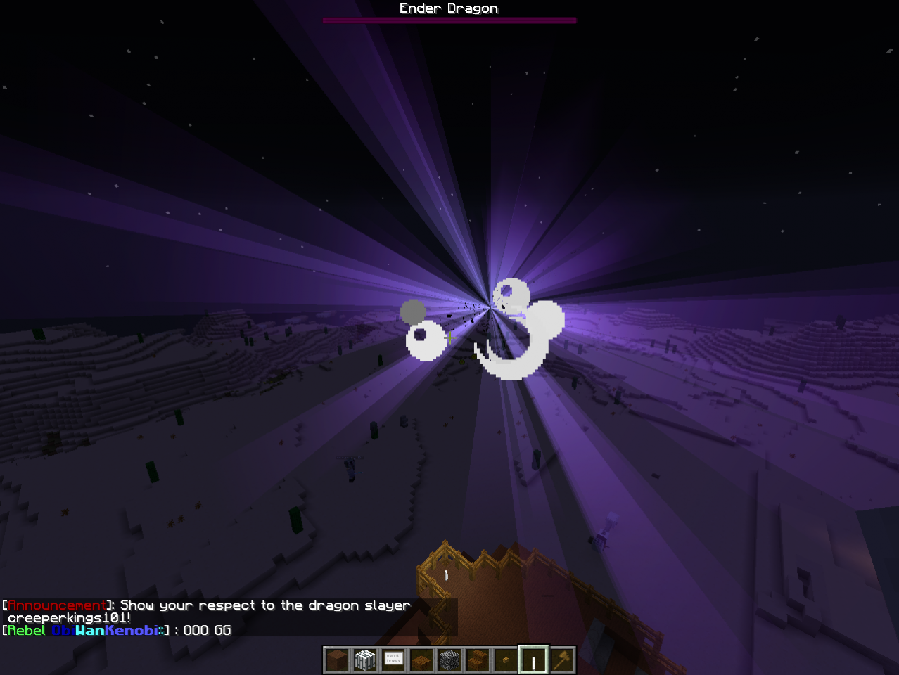 Empire Strikes Block: Space Minecraft Map