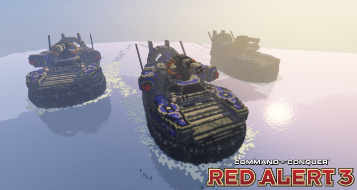 Riptide ACV | C&C Red Alert 3 [⬇] Minecraft Map