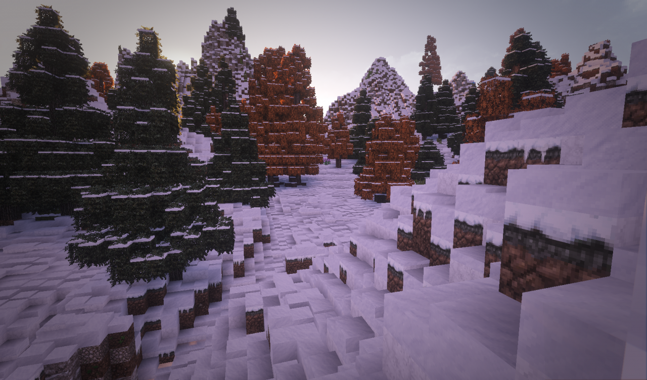 Snowy Mountains [ World Download] Minecraft Map