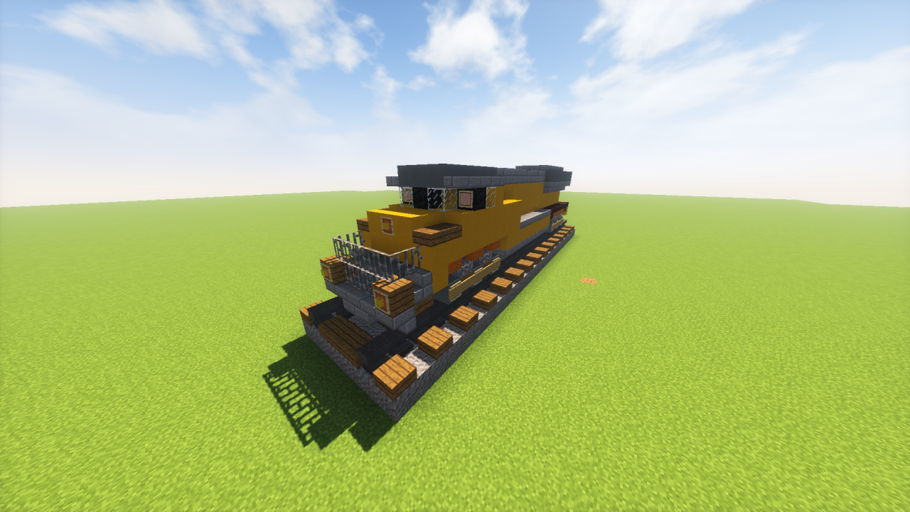 diesel train Minecraft Map