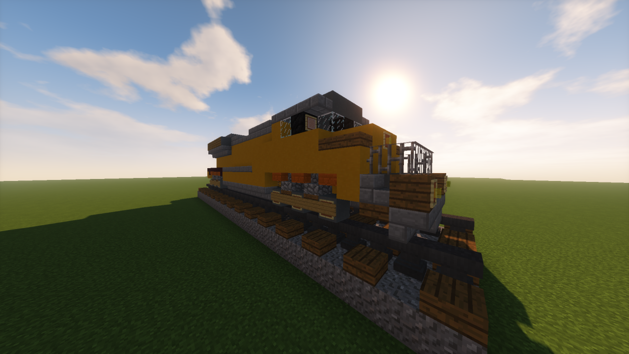 diesel train Minecraft Map