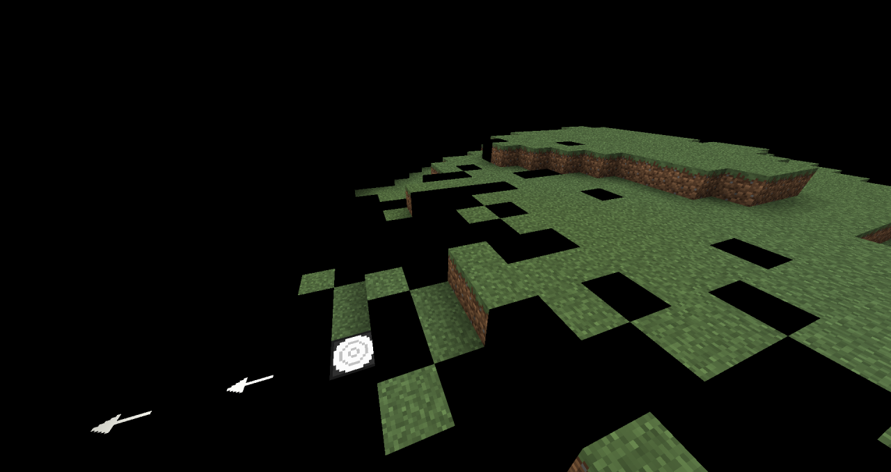 Negative Space - A Perspective Based Puzzle Map Minecraft Map