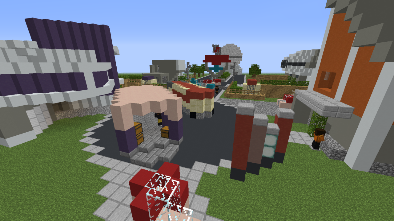 Nuketown BO2 in Minecraft Minecraft Map