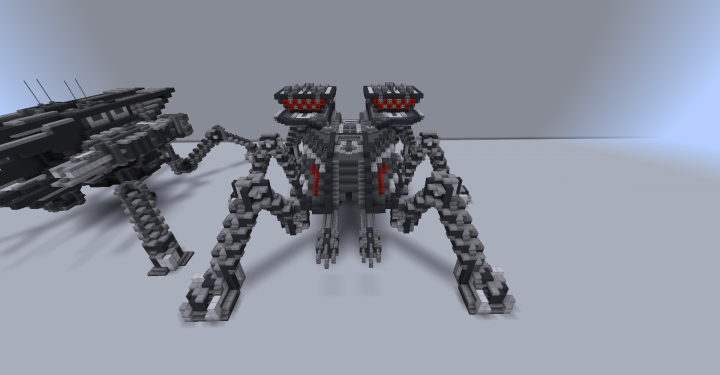 2 Spider mechs Minecraft Map