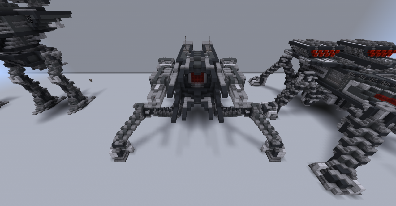 2 Spider mechs Minecraft Map